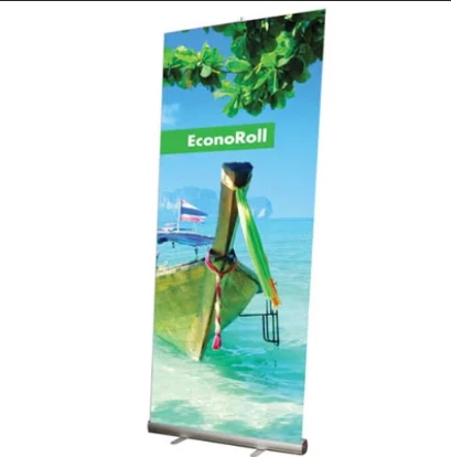 Banner Econo Roll Tela en Woove