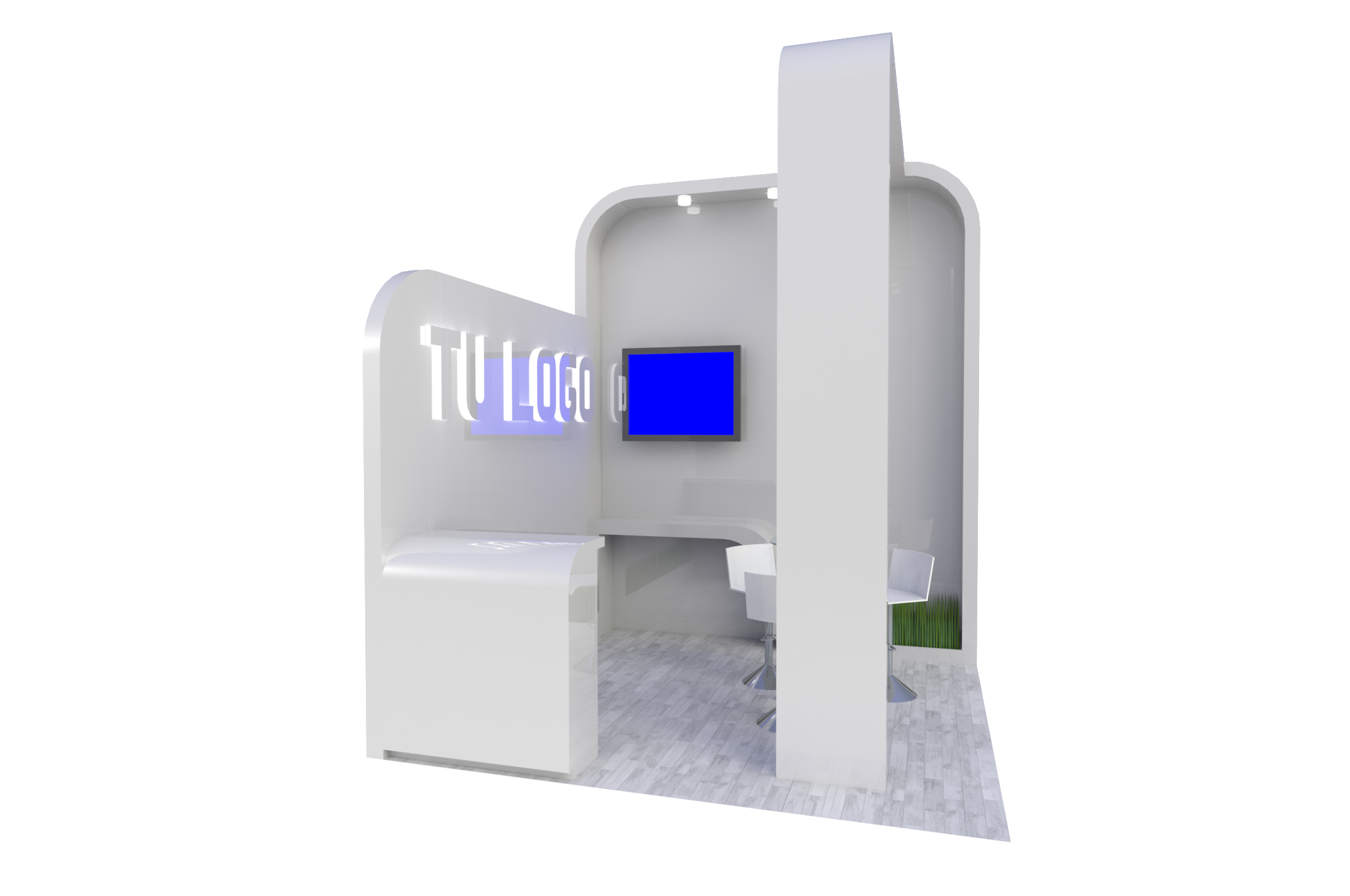 Stand Esquina 3x3m en Woove