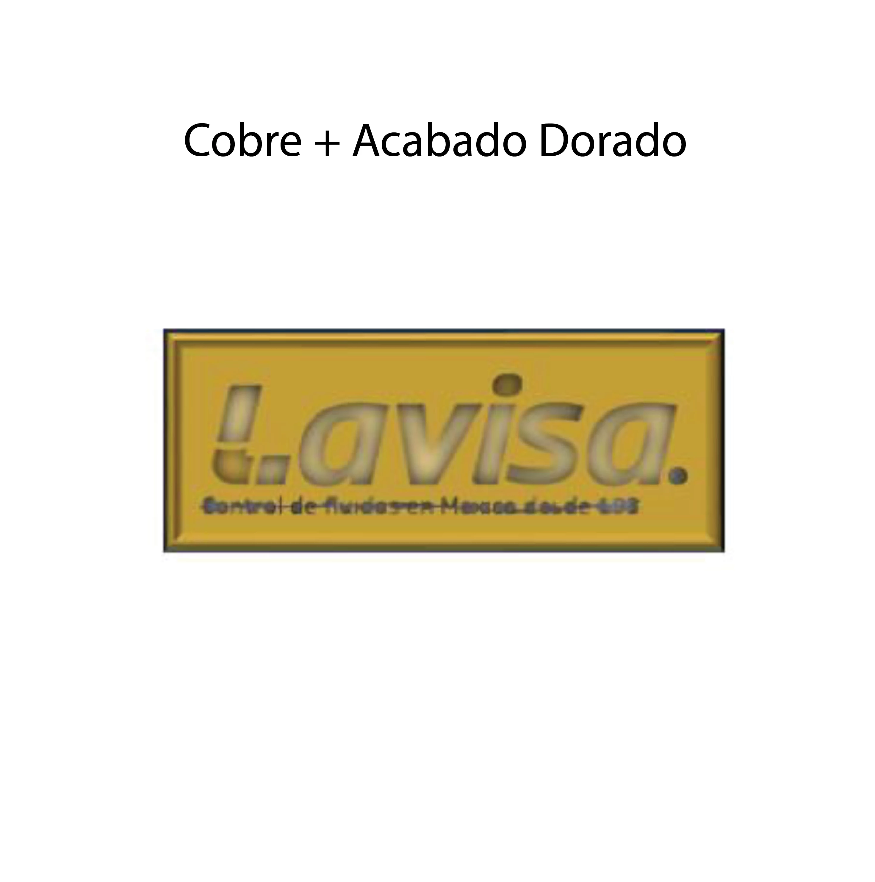 PIN Troquelado Rectangular Bajo Diseño en Woove